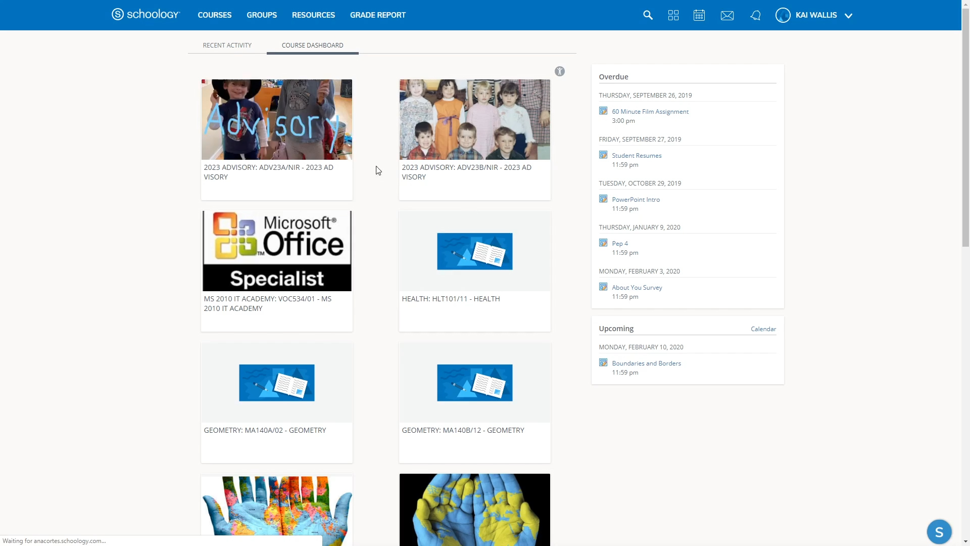 Schoology Standardization | The Seahawk
